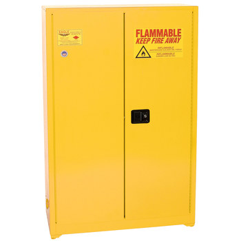 Eagle Hazardous Material Storage Cabinet YPI-47, 60 gal, Steel, Yellow ...
