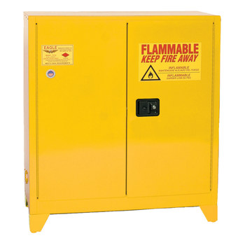 Eagle Hazardous Material Storage Cabinet YPI-32LEGS, 40 gal, Steel ...