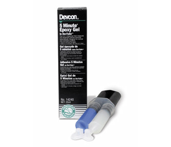 Devcon 5 Minute Epoxy Adhesive 14240, 25 ml Tube, Clear | RSHughes.com