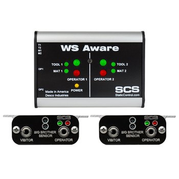 SCS WS Aware 770068 ESD Workstation Monitor, 2.25 in x, 3.17 in x, 1.26 ...