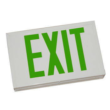 Brady 56907 Exit Sign, White, 12.25 in x 7.5 in | RSHughes.com