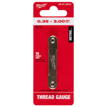 Milwaukee Metal Thread Pitch Gauge 49-57-5012 | RSHughes.com