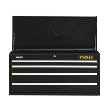 Stanley 300 Series 19 3/4 in Tool Chest STST24044BK, 4 Drawer, Steel ...