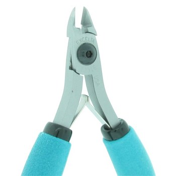 Excelta Five Star 7231E Flush Cutting Plier, Carbon Steel, 5 in ...