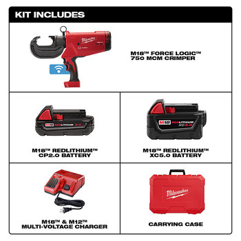 Milwaukee M18 FORCE LOGIC 2779-22 MCM Crimper, 16 in | RSHughes.com