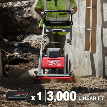 Milwaukee MX FUEL Plate Compactor Kit MXF220-2HD, 164 lb | RSHughes.com