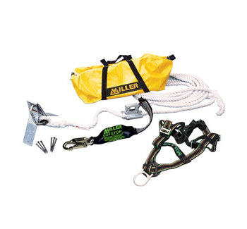 Miller RA Fall Protection Kit RA20-50/50FTU, Universal Duraflex Webbing ...