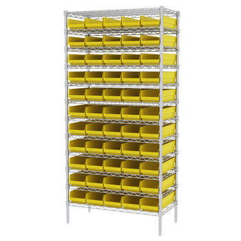 Akro-Mils Shelfmax AWS183630138 Fixed Shelving System AWS183630138 ...