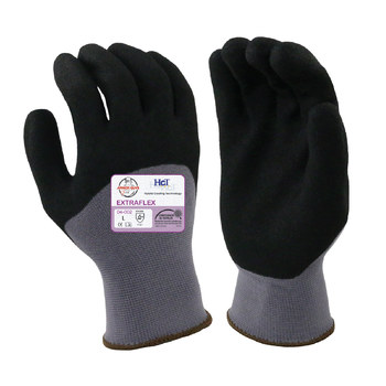 Armor Guys ExtraFlex HCT Work Gloves 04-002-L, Size Large, Nylon, Gray ...