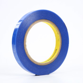 3M 8902 Blue Polyester Masking Tape, 1/2 in Width x 72 yd Length ...