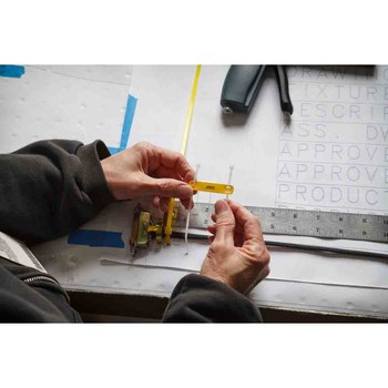 Brady Nomex HSNX-400-2-YL-S Die-Cut Printer Label Roll, 2.2 in x 0.41 ...