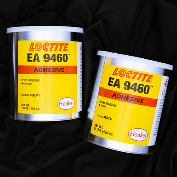 Loctite Hysol 9460 Gray Two-Part Epoxy Adhesive, Base & Accelerator (B ...