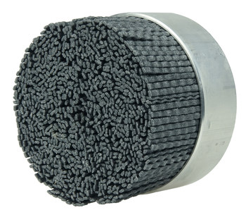Weiler Nylox Bristle Disc 85981, Silicon Carbide, 3 in, 80, Medium ...