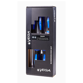 Vega Tools Multiple Tips R6PF Screwdriver Set, S2 Modified Steel ...