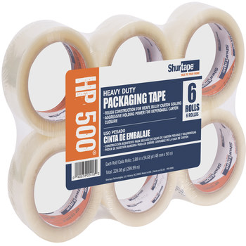 Shurtape HP 500 Packaging Tape 207831, 48 mm x 50 m, Clear | RSHughes.com