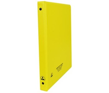 Desco 07435 ESD / Anti-Static Binder, Yellow, 1/2 in x, 10 in ...