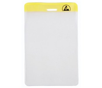 Menda 35014 ESD / Anti-Static Card Holder, White / Yellow, 2 1/8 in x ...