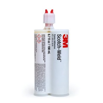 3M Scotch-Weld EC-2615 B/A LW Charcoal Two-Part Epoxy Adhesive, Base & Accelerator (B/A), 50 ml ...