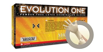 Microflex Evolution One Disposable Gloves EV-2050-M, Size Medium, Tan ...