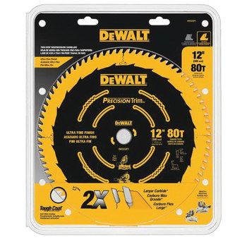 Dewalt Precision Trim Circular Saw Blade DW3216PT, 12 in Diameter ...