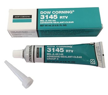 Dow Corning 3145 RTV Adhesive/Sealant 3145 3OZ CL, 3 oz Cartridge ...