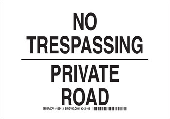 Brady 129411 Stop Signs, Traffic Control Signs & Banners Sign, White, B ...