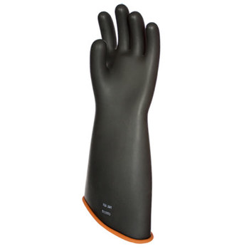 PIP Novax 158-4-18 Work Gloves 158-4-18,10, Size 10, Rubber, Black ...