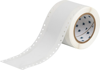 Bradywrap RCM-637-2.0-WT Dot Matrix Printer Label, 2 in x 100 ft, PVF ...