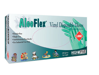 Microflex High Five Aloe Flex V51 Disposable Gloves V512, Size Medium ...
