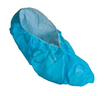 Epic Cleanroom Shoe Covers 537782-L, Size Large, ISO Class 5, Blue ...