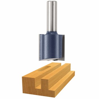 Bosch 1-1/2 in Router Bit 85469M, Carbide Tipped, 2 Flute, 1/2 in Shank ...