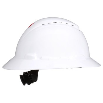 3M SecureFit Hard Hat 94527, 4-Point Ratchet Suspension, White ...