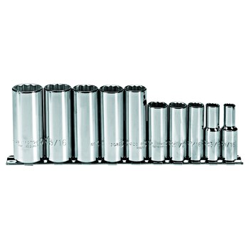 Proto J52107 12 Point Deep Socket Set, 3/8 in Drive | RSHughes.com