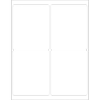 Tape Logic LL267 Removable Rectangle Laser Labels, 5 in x 4 in ...