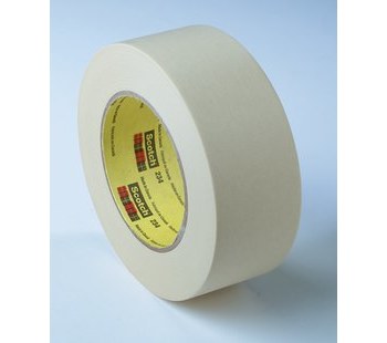 3M Scotch 234 Tan Industrial Masking Tape, 1490 mm (59 in) Width x 55 m ...