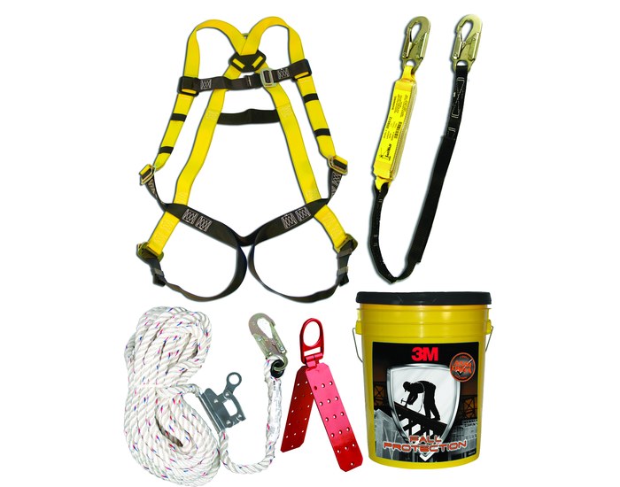 3M 20058 Fall Protection Kit - 6 ft Length - 078371-00086, distributed ...