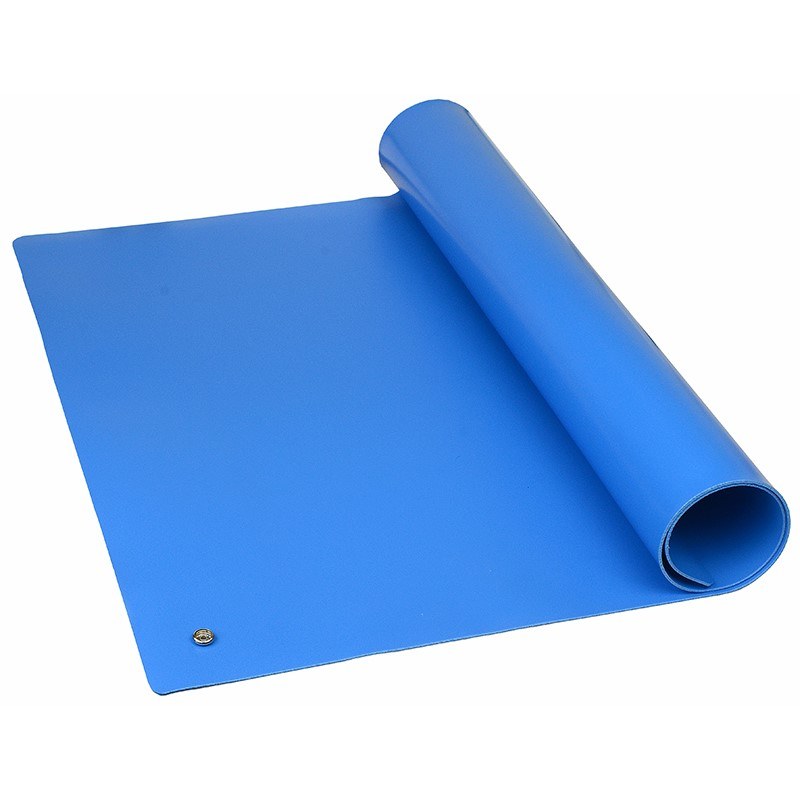 Desco TM2436L1BL-L ESD / Anti-Static Mat, 3 ft x 2 ft, Blue | RSHughes.com